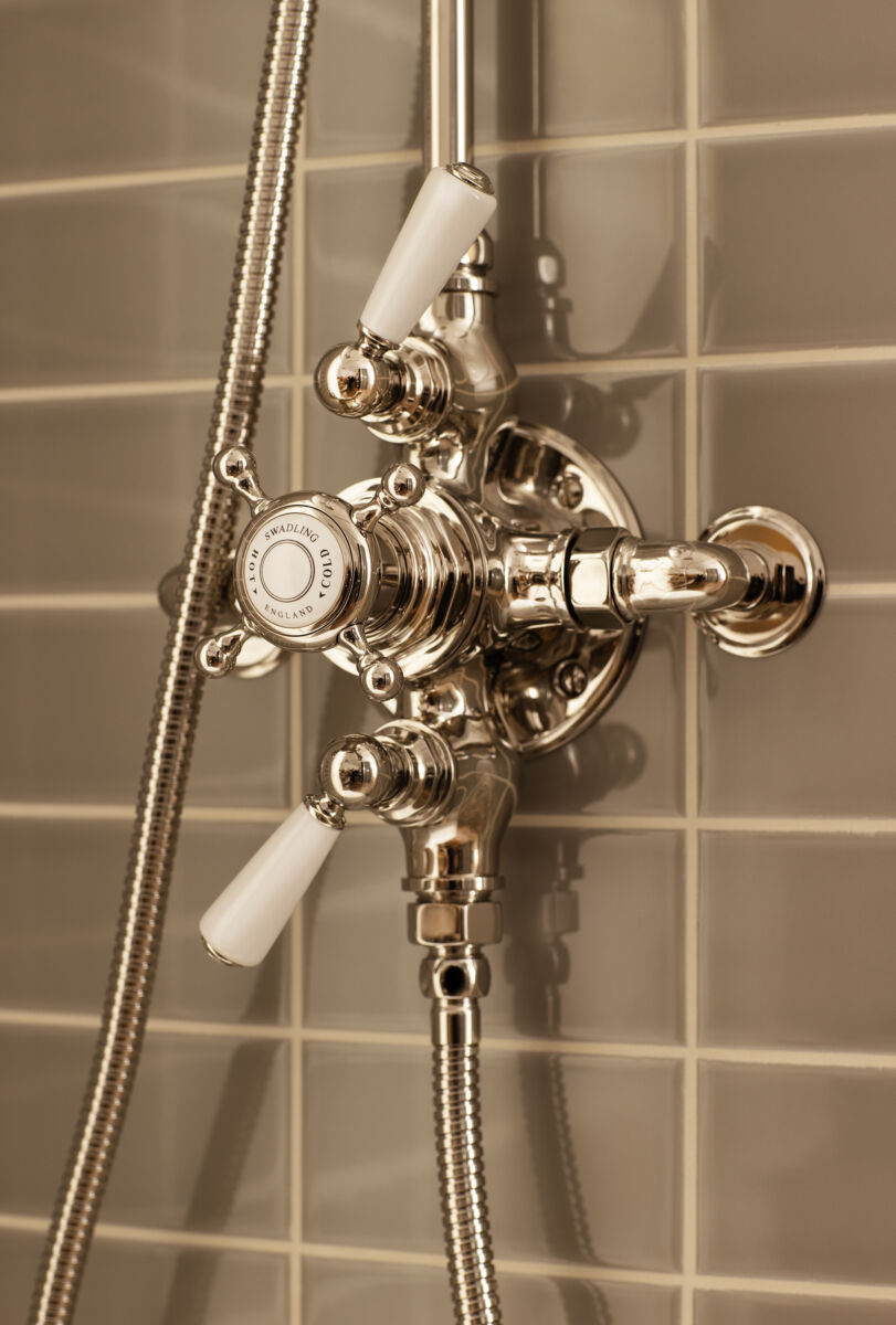 Swadling Brassware Invincible 7120000 Double Exposed Shower Mixer ...